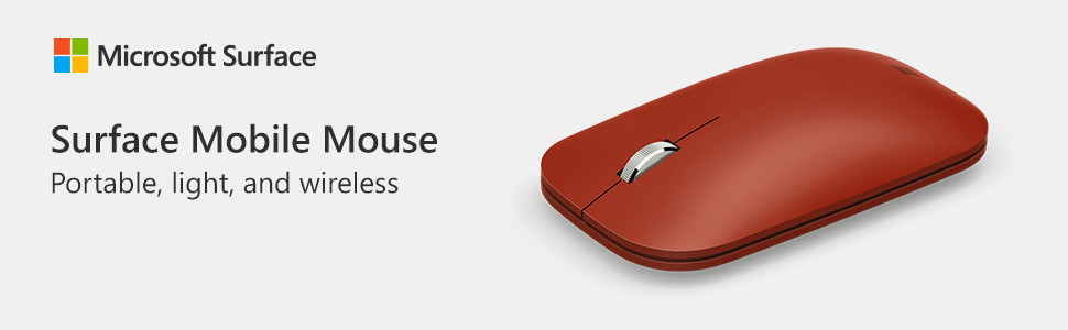 Buy Microsoft Surface Modern Mobile Mouse Poppy Red - Available in UAE ...