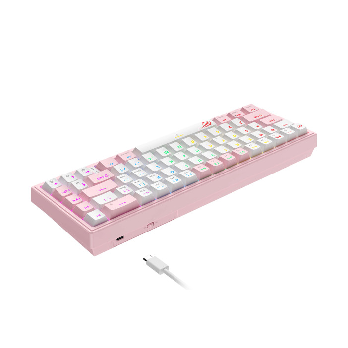 Buy HAVIT GAMENOTE KB874L BLENDED LIGHT GAMING KEYBOARD - PINK ...