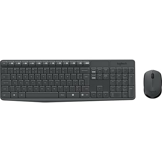 Buy Logitech MK235 Combo Wireless Mouse And Keyboard ENG - Available in ...